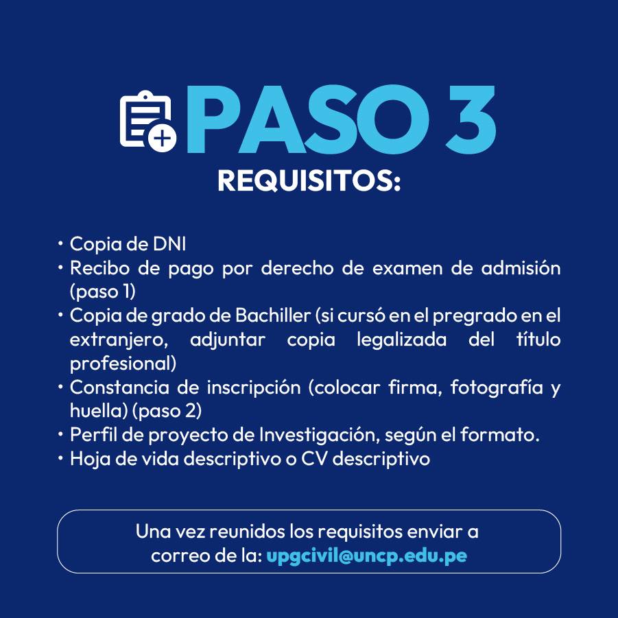 Inicio UPG - UPG Civil